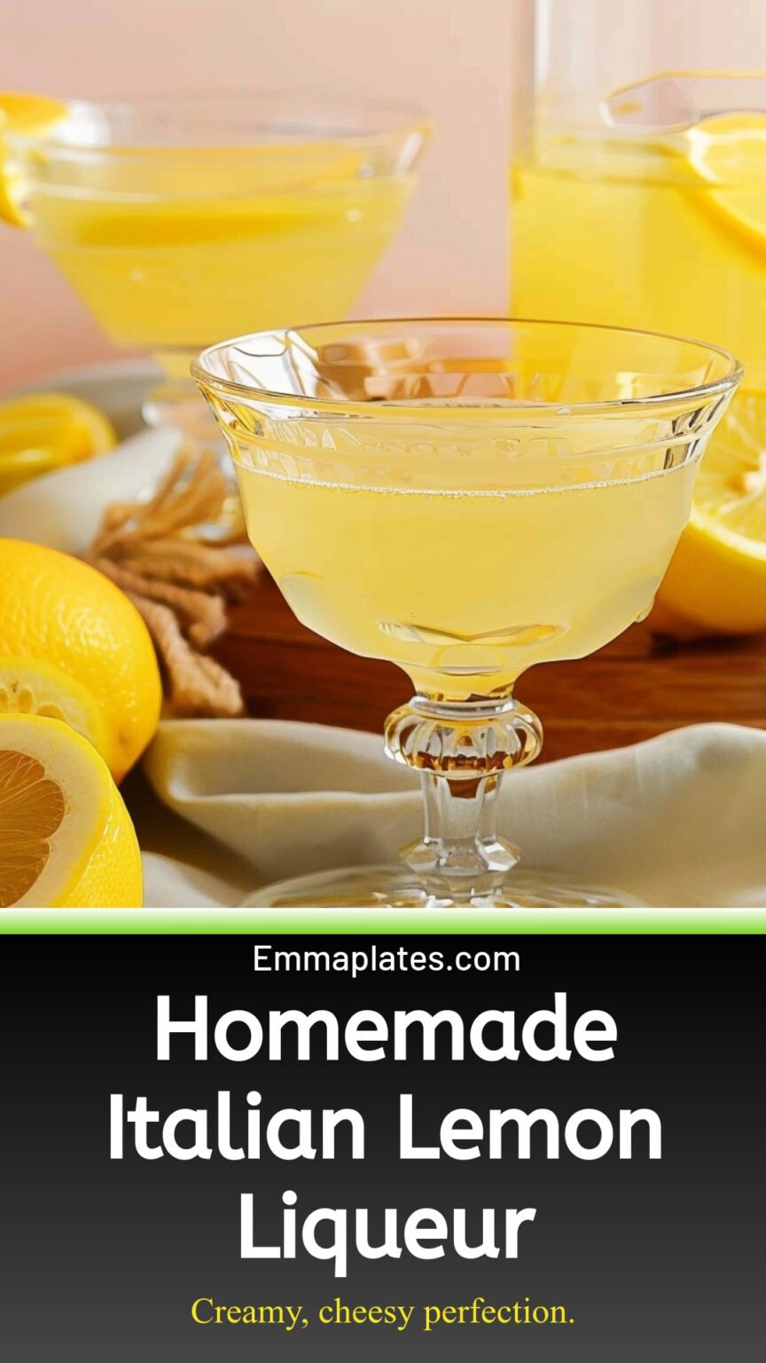 Homemade Italian Lemon Liqueur: Creamy, cheesy perfection. – Emma Plates