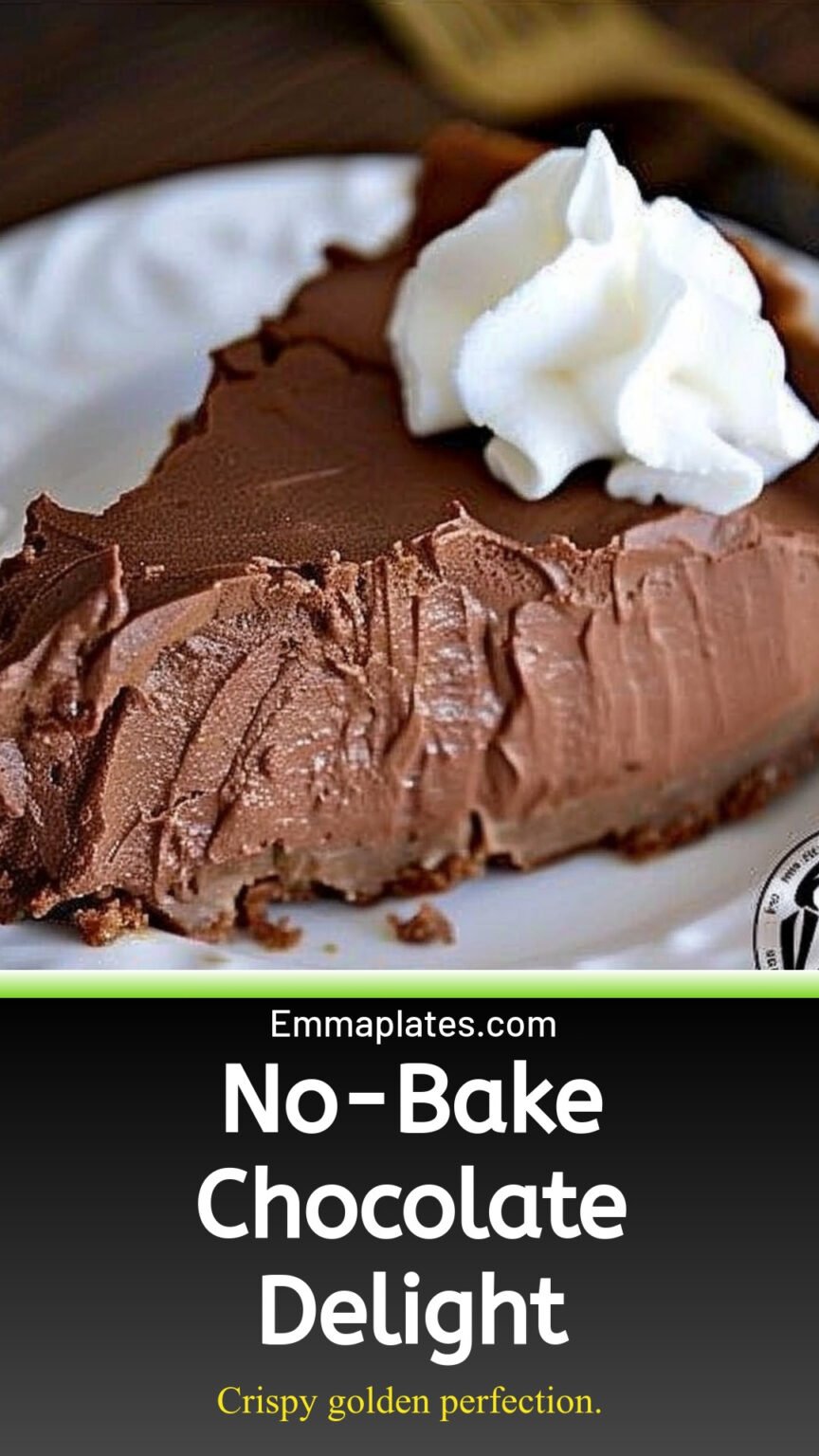 No-Bake Chocolate Delight: Crispy golden perfection. – Emma Plates