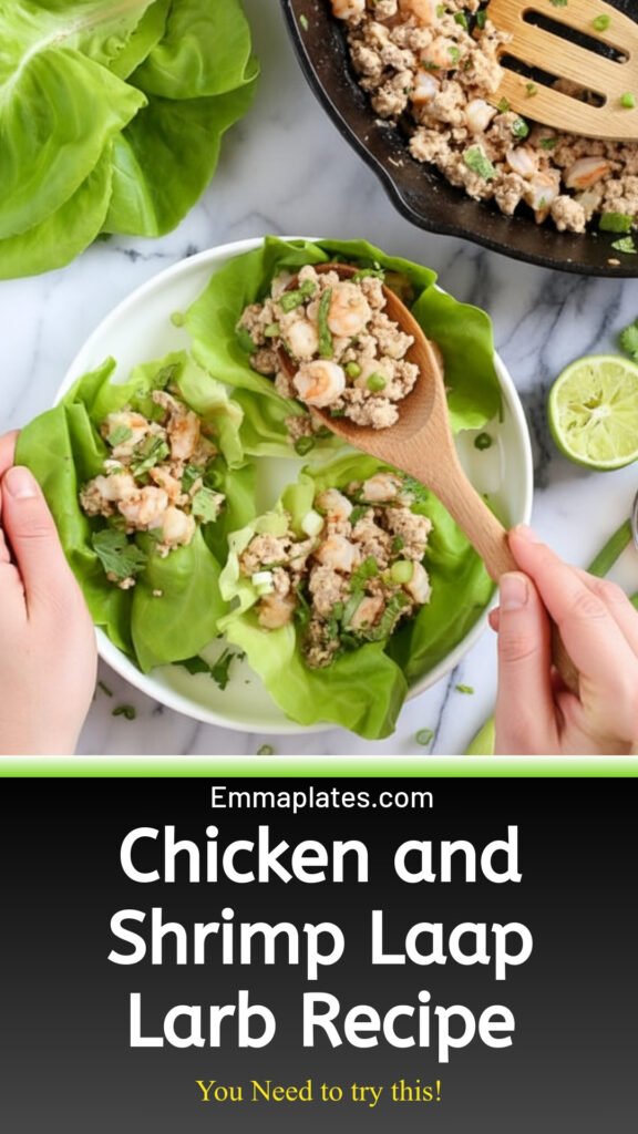 Chicken and Shrimp Laap Larb Recipe – Emma Plates