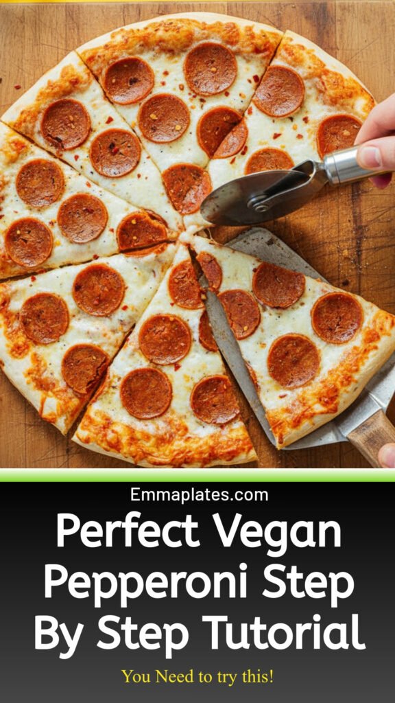 Perfect Vegan Pepperoni Step By Step Tutorial – Emma Plates